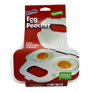 Home & Style Microwave Egg Poacher BPA Free Perfect Poach Eggs in Minutes