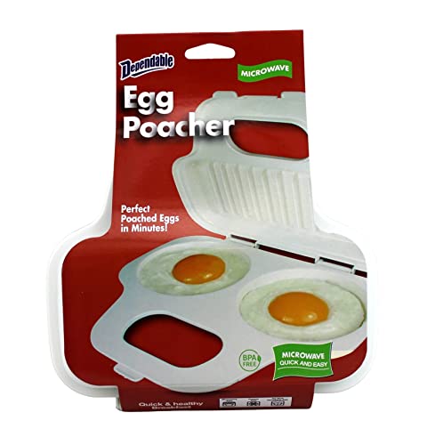 Home & Style Microwave Egg Poacher BPA Free Perfect Poach Eggs in Minutes