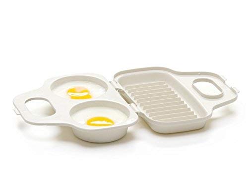 Home & Style Microwave Egg Poacher BPA Free Perfect Poach Eggs in Minutes