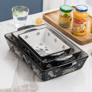 Wisenvoy Casserole Dishes For Oven Baking Dish Ceramic Casserole Dish Lasagna Pan Baking Dishes For Oven Baking Dish Set