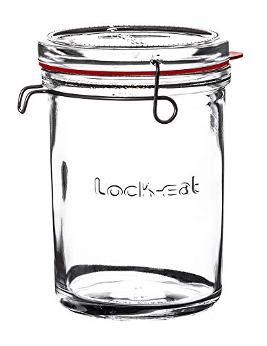 Luigi Bormioli Lock-Eat Food Jar XL, 34 Ounce