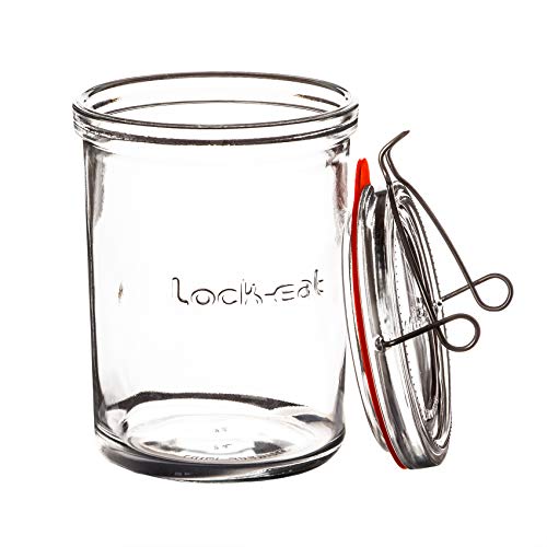 Luigi Bormioli Lock-Eat Food Jar XL, 34 Ounce