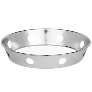 Tezzorio 8 1/4-Inch Wok Ring, Plated Steel Construction, Reversible Size, Wok Rack