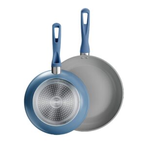 tramontina sauté pan 2pk 10" & 12" (blue), 80110/039ds