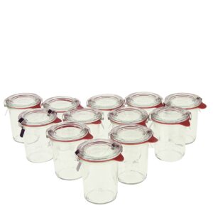 Weck 760 Mini Mold Jar, 5.4 Ounce - 12 Jars