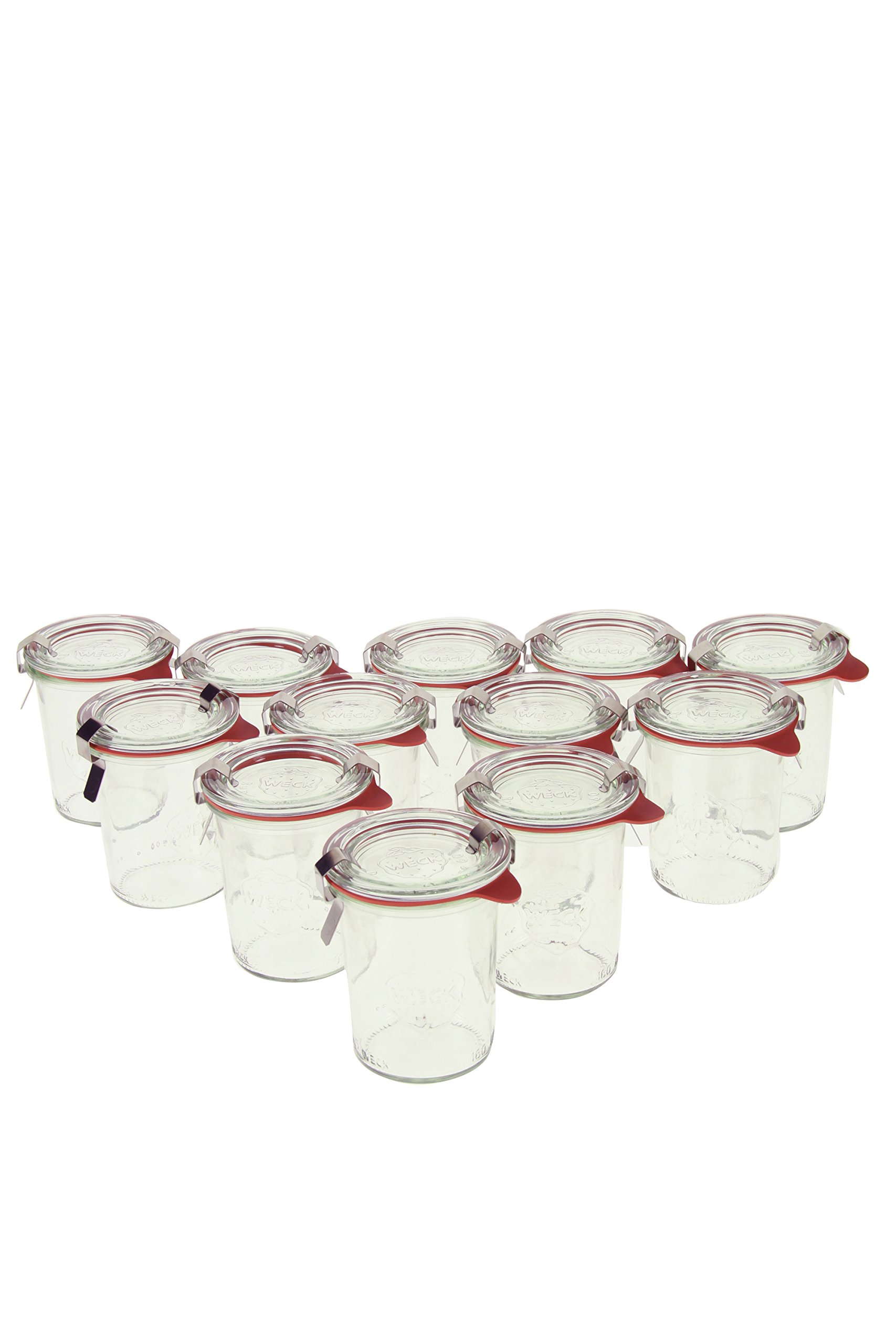 Weck 760 Mini Mold Jar, 5.4 Ounce - 12 Jars