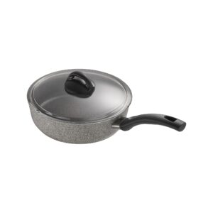 BALLARINI Parma by HENCKELS 2.9-qt Nonstick Saucepan with Lid, Made in Italy , Durable and Easy to clean