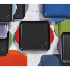 Le Creuset Enamaled Cast Iron Square Griddle, 9.5", Oyster