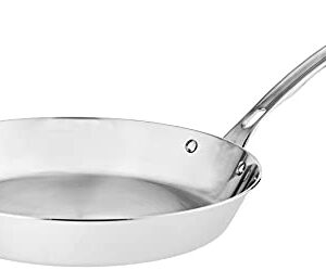 Viking Contemporary 3-Ply Stainless Steel Fry Pan, 12 Inch, Silver