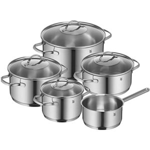 wmf provence plus cromargan pot set, silver, 5-piece