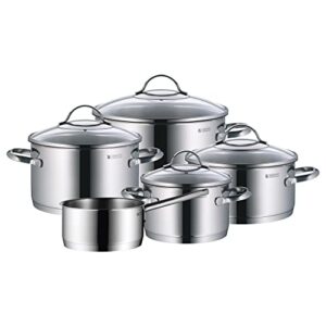 WMF Provence Plus Cromargan Pot Set, Silver, 5-Piece