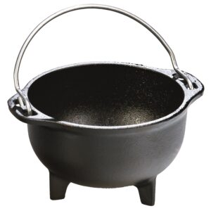 Lodge Country Kettle, Cast Iron, 1 pint, Black