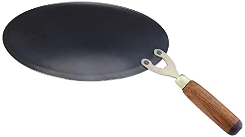 Noor 12-Inch Concave Iron Tawa Griddle