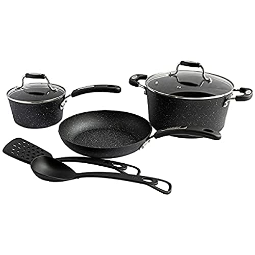 Starfrit 030903-002-0000 cookware Set, 7 pieces, Black