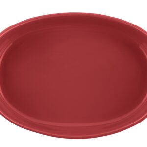 Rachael Ray Solid Glaze Ceramics Bakeware/Baking Pan Set - 2 Piece, Red