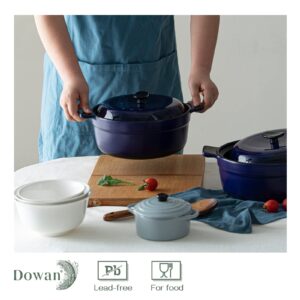 DOWAN Ceramic Casserole, 9 inch Casserole Cookware Oven Safe