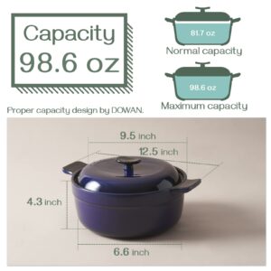 DOWAN Ceramic Casserole, 9 inch Casserole Cookware Oven Safe