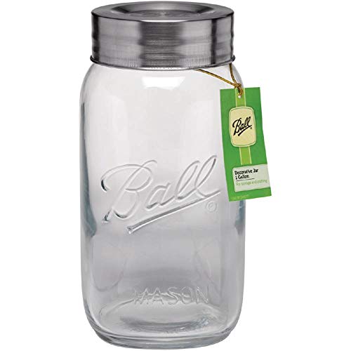 JARDEN HOME BRANDS 1440070016 Ball Decor Jar, 1-Gallon, 1 Gallon, Clear