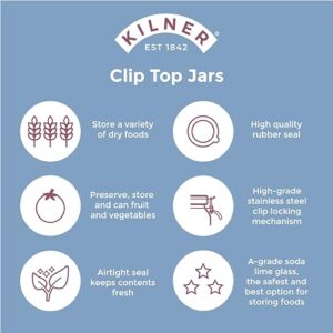 Kilner Round Clip Top Jar, 12-Fl Oz, 1 EA