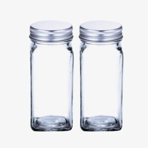 swommoly replacement glass spice jars/square