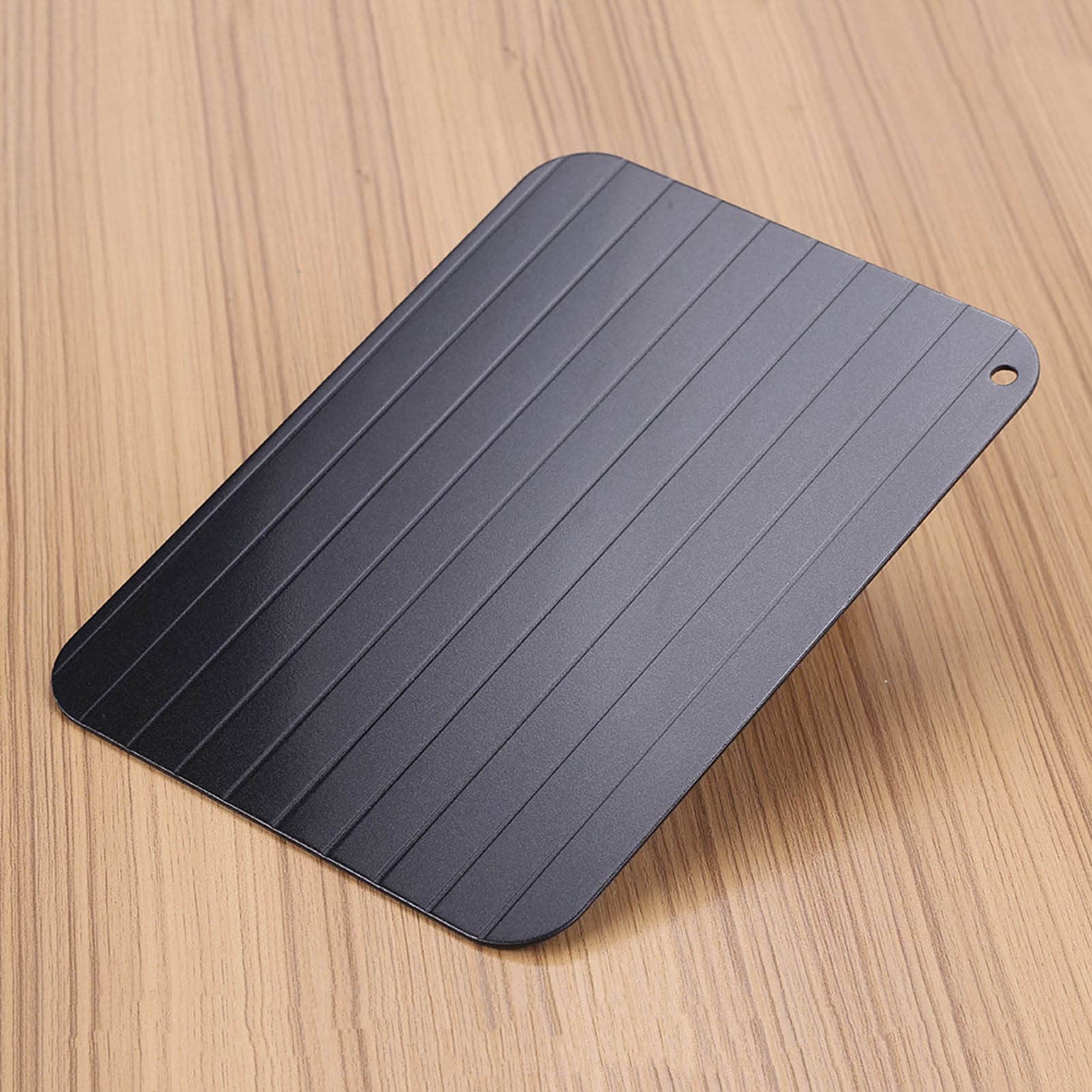 Defrosting Tray for Frozen Meat, 9.06x6.5x0.08inch Metal Aluminum Fast Safe Food Meat Defrosting Thawing Tray Plate