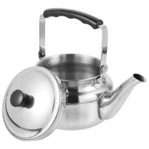 Housoutil Teapot Warmer 1L Tea Kettle Stovetop, Stainless Steel Hot Water Tea Pot Boiling Water Kettle, Camping Tea Kettle for Stove Top Hot Water Kettle