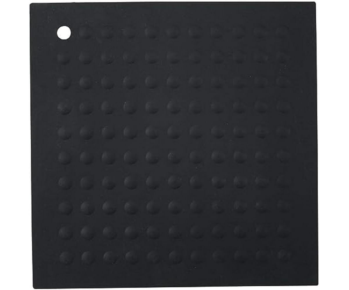 Lamson Big HotSpot Counter Protector/Large Potholder/Trivet, 11.5" x 11.5", Black