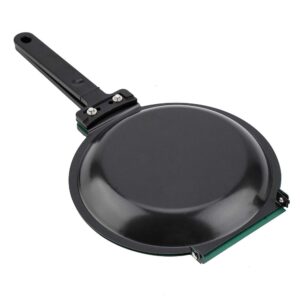 Coating Double Grill Pan,Double Side Non-stick Ceramic Coating Flip Frying Pan Pancake Maker Household Kitchen Cookware Double Sided Frying Pan