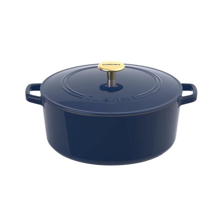 Cuisinart Oval Casserole, Midnight Blue, 7 Qt