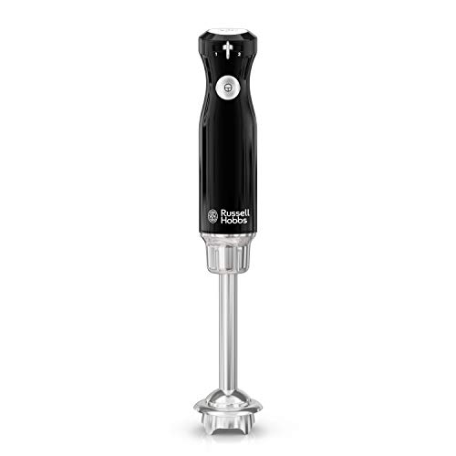 Russell Hobbs HB3100BKR Retro Style Immersion Blender, 1.0L Capacity Beaker, Black