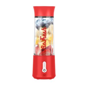 refresh portable blender, 16 oz, red