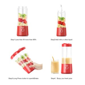 Mulli Portable Blender,16oz USB Personal Mixer for Smoothie and Shakes, Mini Blender with Six Blades for Baby Food,Travel,Gym and More