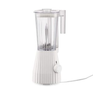 alessi plissé mdl09w/usa - blender in thermoplastic resin, graduated pitcher in pctg, us plug 700w, white