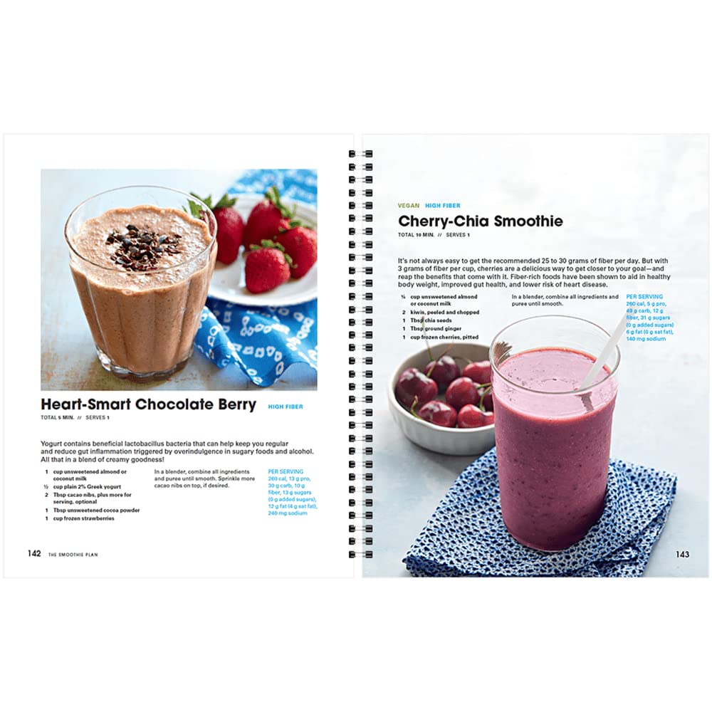 Good Housekeeping's Low-Calorie Big-Flavor Cook Book & The Smoothie Plan Cookbook Bundle!