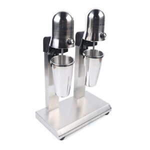 Commercial Electric Double Head Milk Shaker Drink Mixer Shake Making Machine 560W Smoothie Milk Ice Cream Blender