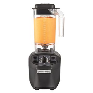 hamilton beach commercial tango blender, 48 oz bpa free container, adjustable timer, 2.4 hp (hbh455)