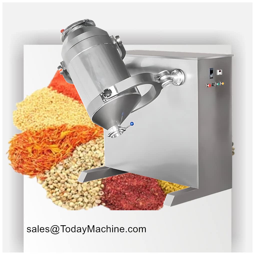 Automatic 3D Powder Blender Dry Powder Blending Machine