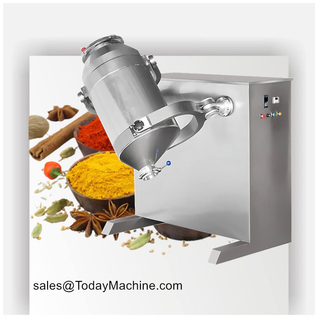 Automatic 3D Powder Blender Dry Powder Blending Machine