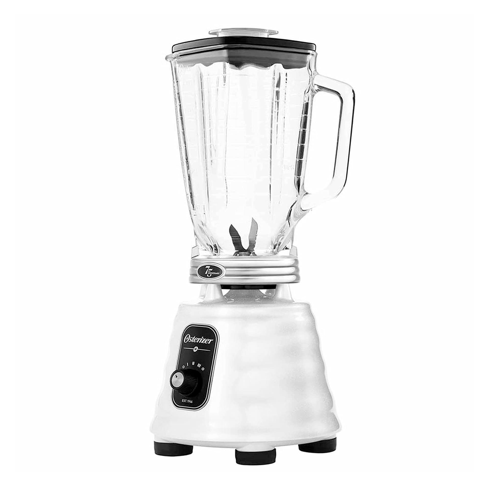 Osterizer Limited Edition 75 Years BLSTSE75 Blender with 1.25 L Capacity Glass Jar, 3-Speed ​​Knob and 6 Times Stronger Motor