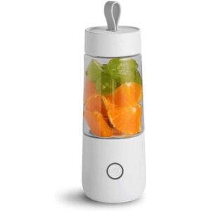 mxjcc portable blender, personal blender, smoothie blender. rechargeable usb (color : white)