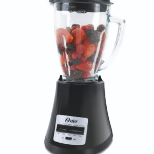 Oster BLSTMG-B 8 Speed Glass Jar Blender, 6-Cup, Black