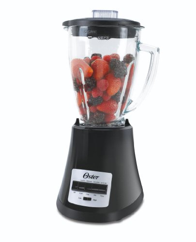 Oster BLSTMG-B 8 Speed Glass Jar Blender, 6-Cup, Black