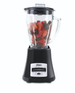 oster blstmg-b 8 speed glass jar blender, 6-cup, black