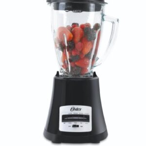 Oster BLSTMG-B 8 Speed Glass Jar Blender, 6-Cup, Black