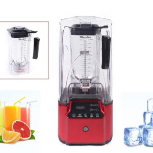 LYNICESHOP Professional Commercial Blender, Soundproof Cover Blender With Shield Quiet Sound Enclosure Quiet Commercial Blender for Crushing ice, Smoothie, Puree