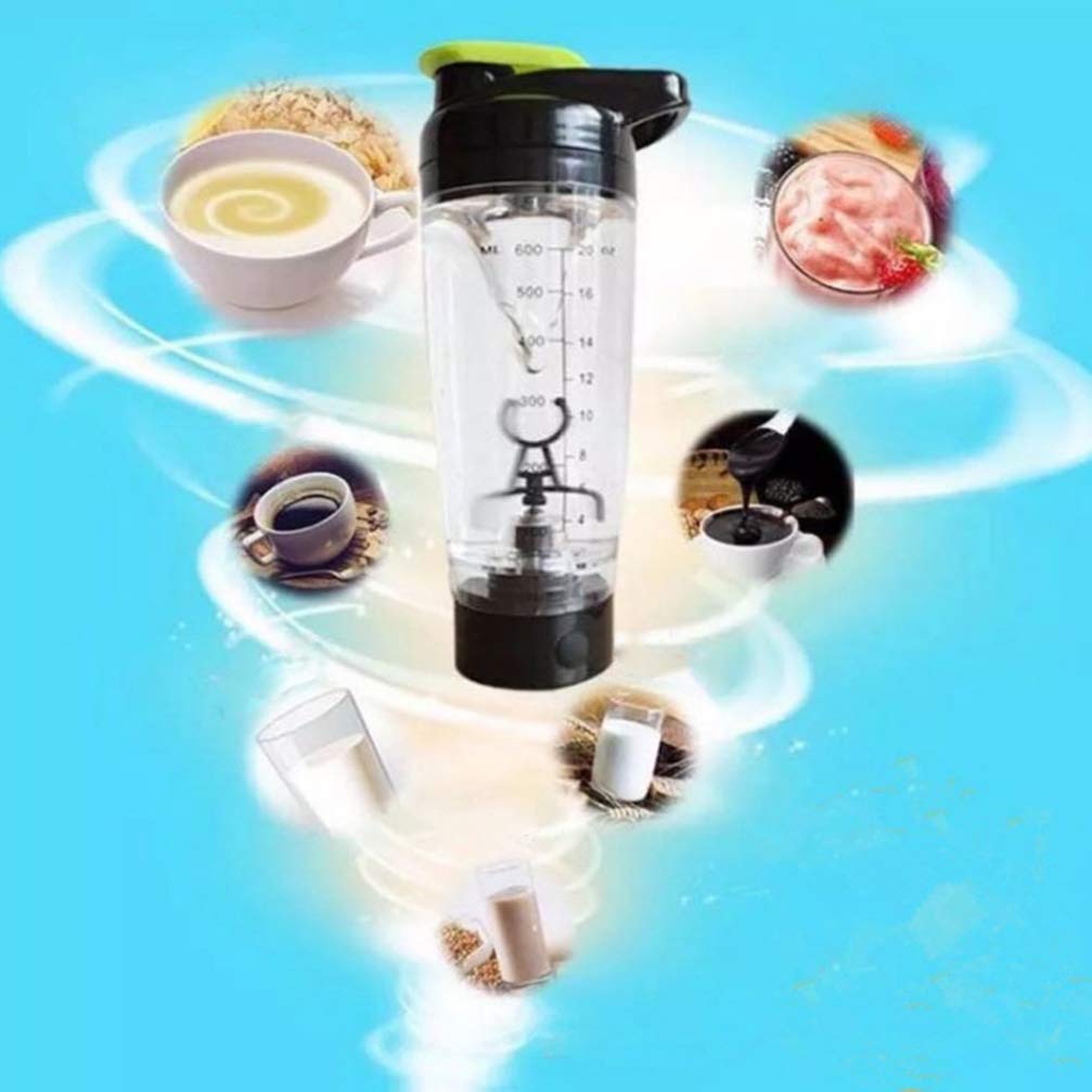 Hemoton Protein Shake Mixer Shaker Bottle Mini Shake Blender Portable Protein Shaker Usb Rechargeable Blender Smoothie Blenders Battery Usb Blender Mixer for Drinks Cup Fitness