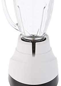 Oster BLSTEG7805W Glass Jar Blender, 220 Volts (Not for USA), 12 Speed 6-Cup, White