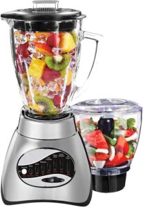 16 different speeds blender - with glass jar, black, 700w