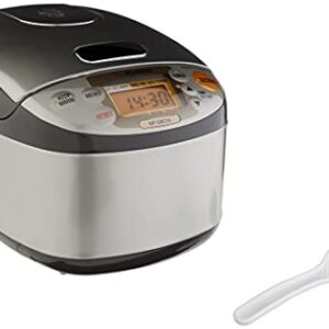 Zojirushi NP-GBC05XT Induction Heating System Rice Cooker and Warmer, 0.54 L, Stainless Dark Brown