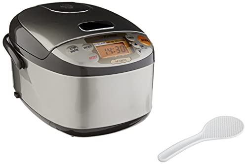 Zojirushi NP-GBC05XT Induction Heating System Rice Cooker and Warmer, 0.54 L, Stainless Dark Brown